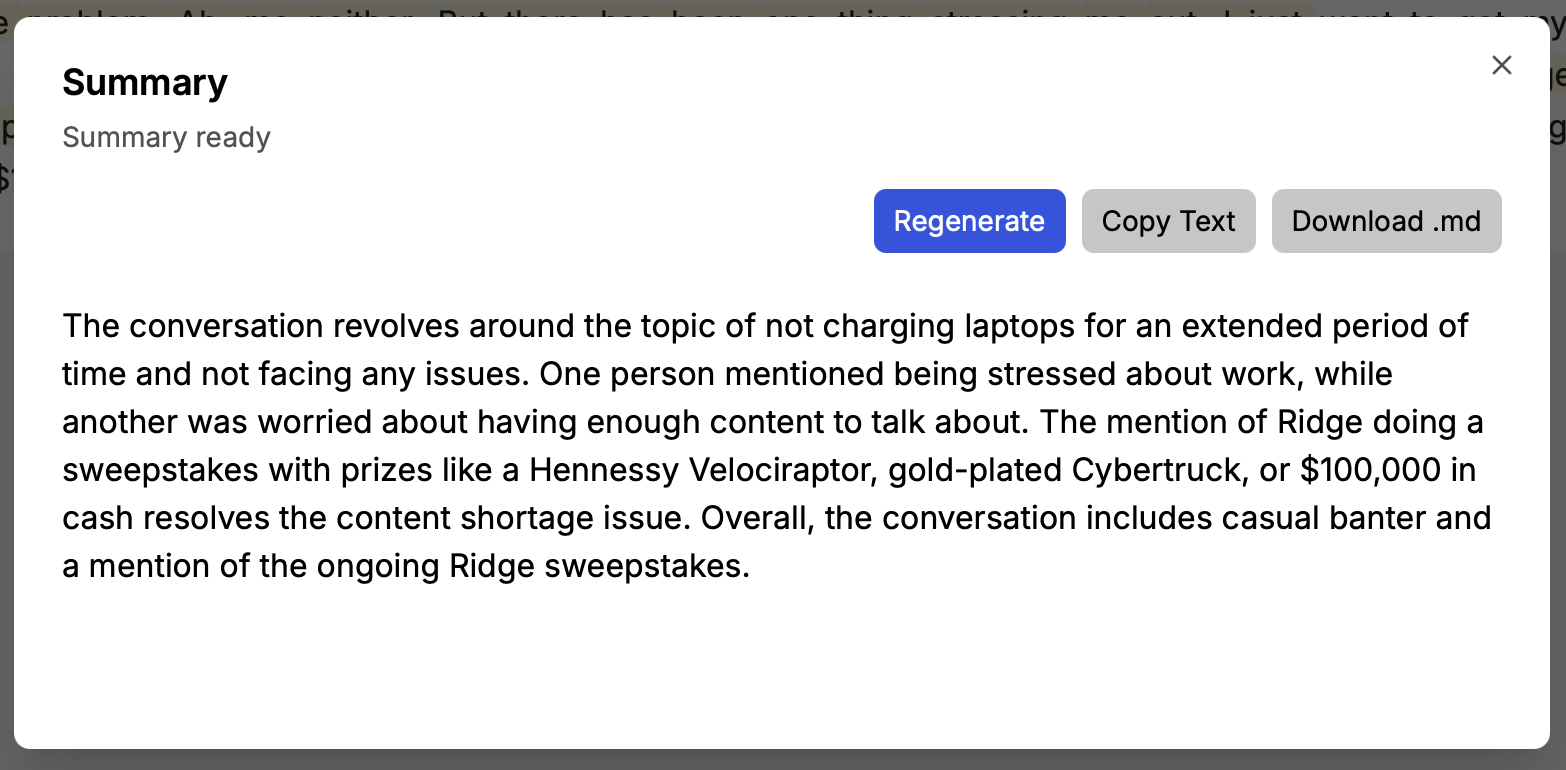 Scriberr — Transcribe audio. Summarize. Annotate.